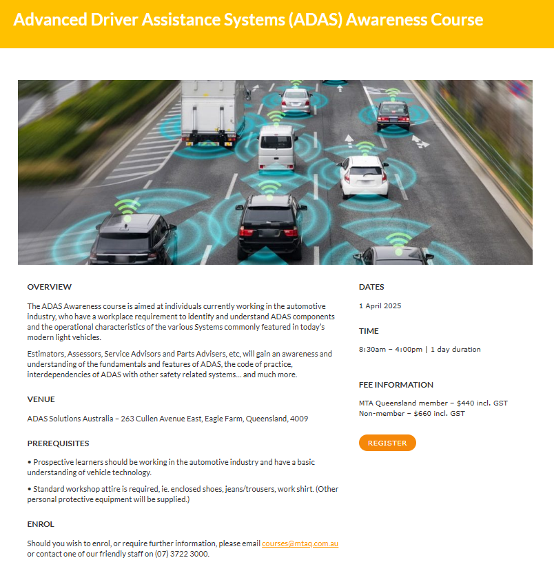 Training - ADAS Solutions